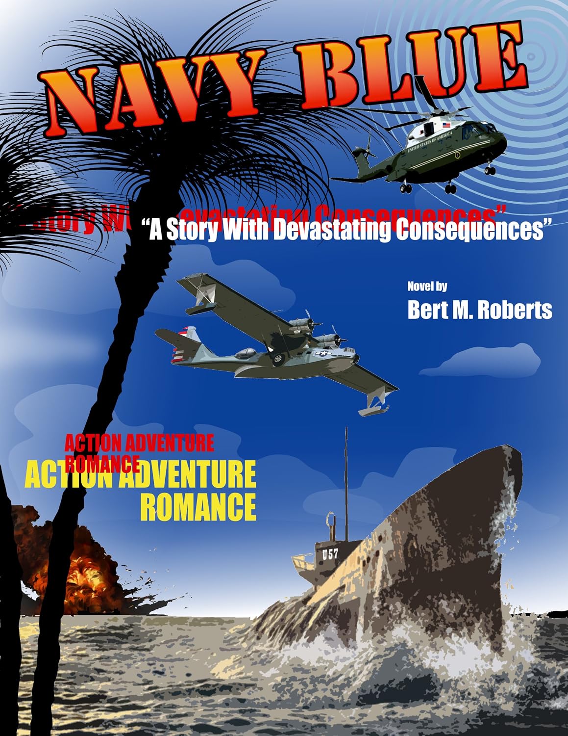 Navy Blue - Kindle edition by Roberts, Bert. Literature & Fiction ...