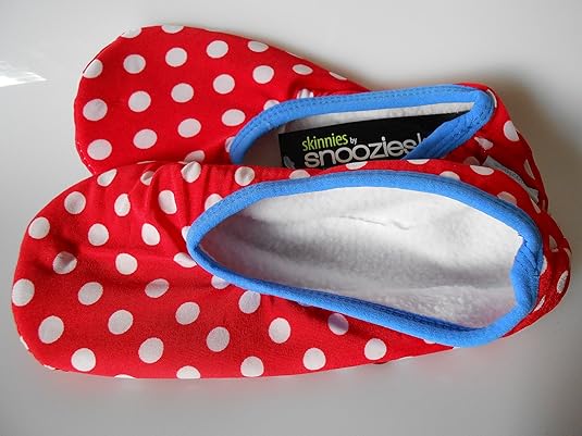 Snoozies Skinnies Cozy Little Foot Covers Red: Amazon.co.uk: Shoes & Bags