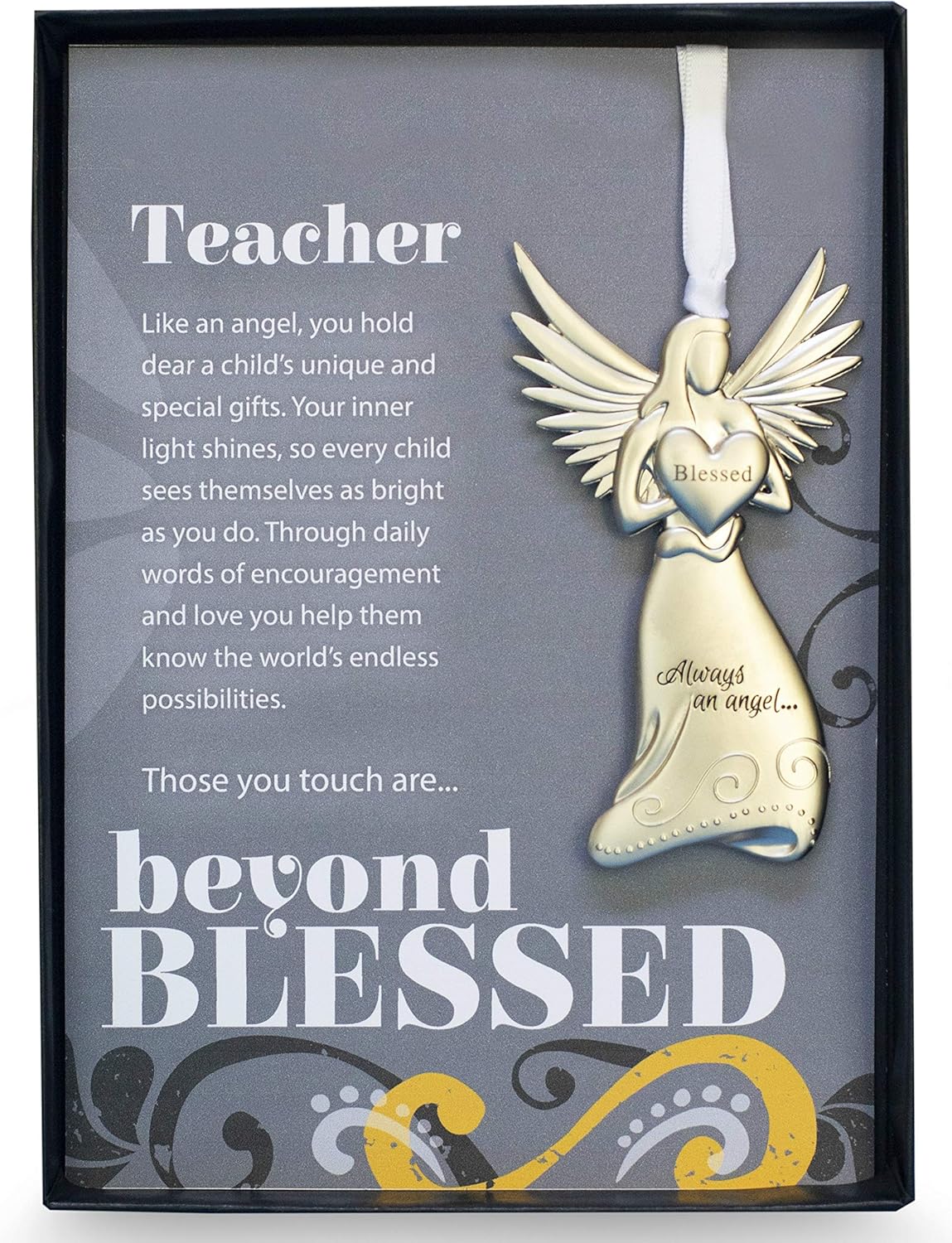Amazon.com: Beyond Blessed Angel Sentiment - Gift for Teacher/Teacher ...