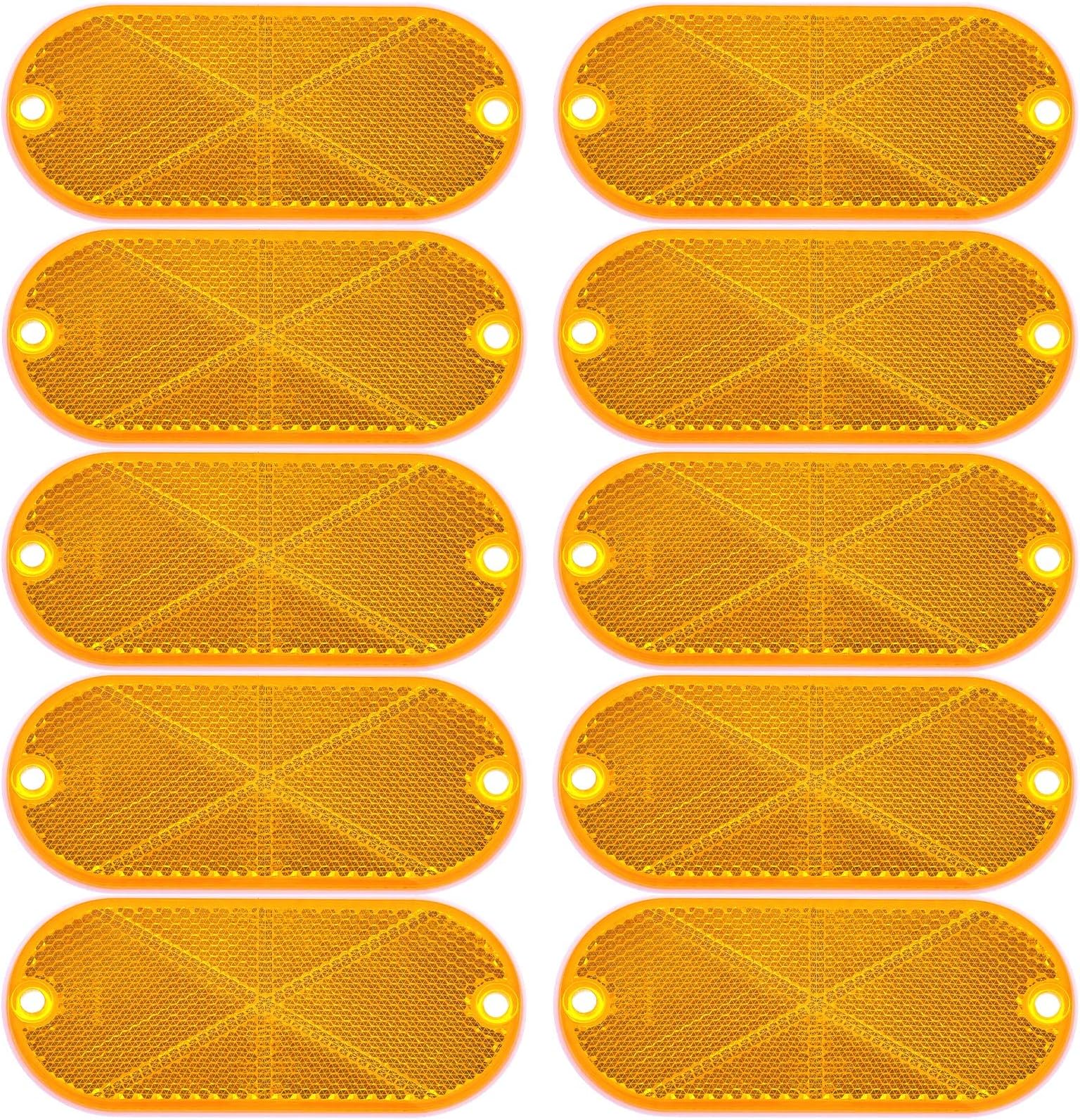 Amazon.com: Kingdder 32 Pcs Front Reflector Round Reflector for ...