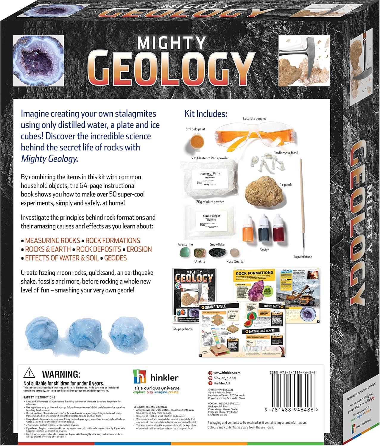 Mighty Geology Book & Science Kit - BigaMart