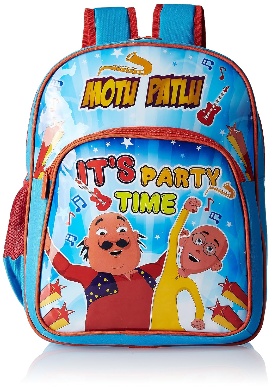 Motu Patlu Blue and Red Children's Backpack (Age Group :6-8 yrs ...