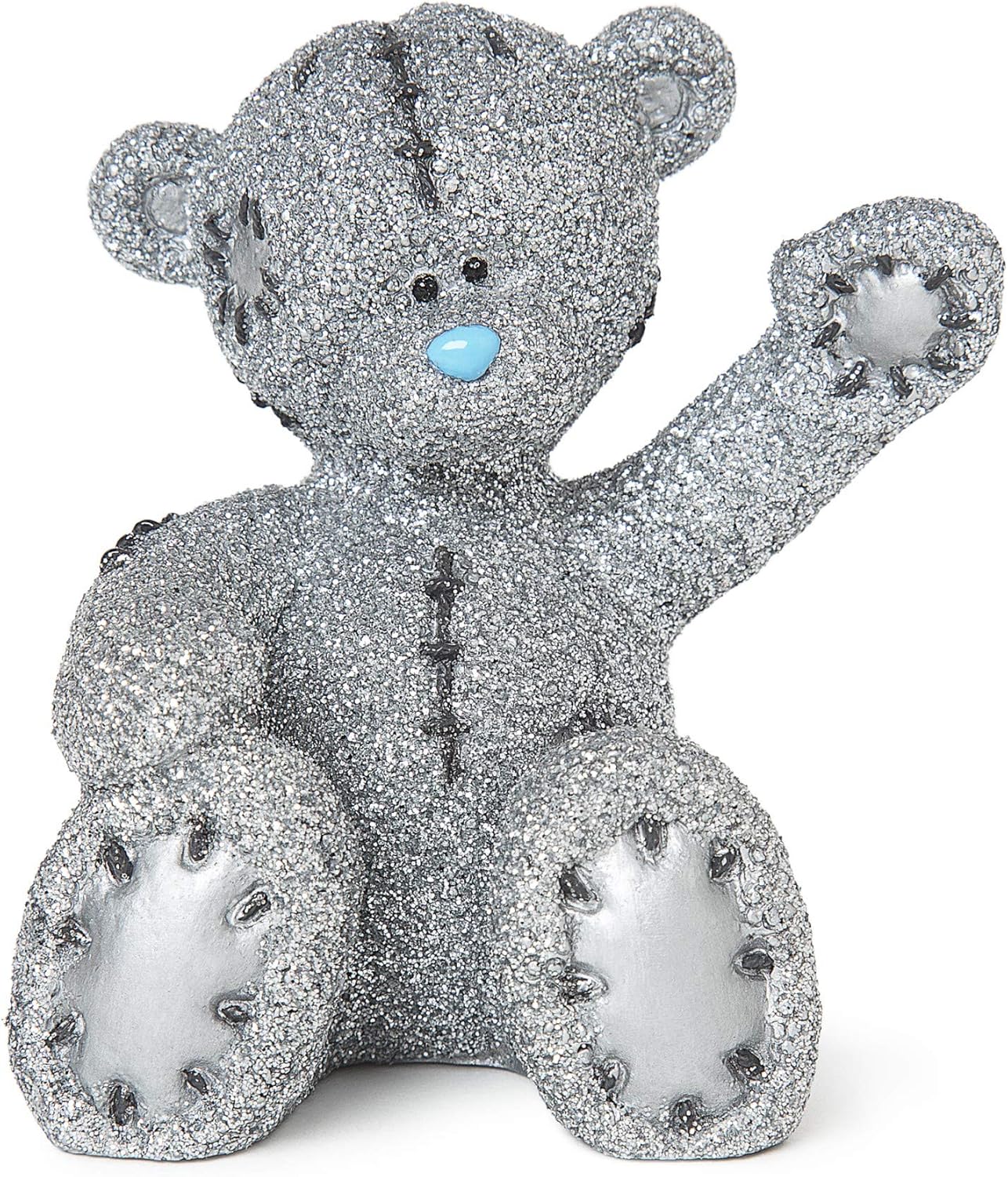 Me to You Glitter Tatty Teddy Figurine AGE01010, grey : Amazon.co.uk ...