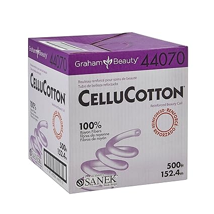 Amazon.com : Graham Beauty Cellucotton, 44070, Hair Care Coil, Rayon ...