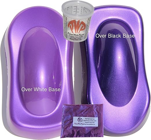 Amazon.com: 25g Deep Purple Candy Paint Powder, Metallic Paint Pigment ...