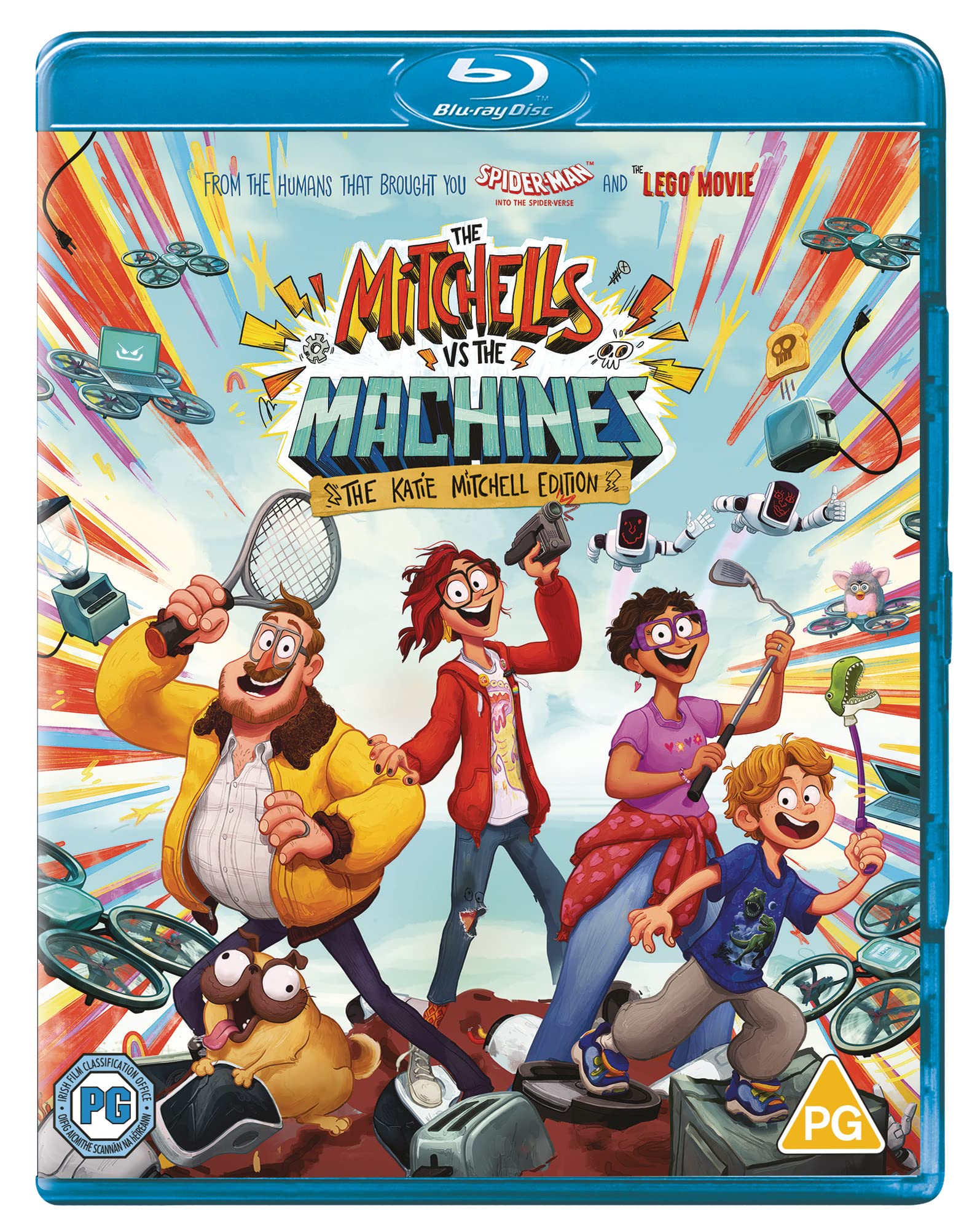 Amazon.com: The Mitchells vs. The Machines [Blu-ray] [2021] : Mike ...