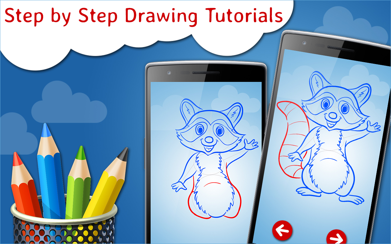 How to Draw Wild Animals Step by Step Drawing App - App on Amazon Appstore