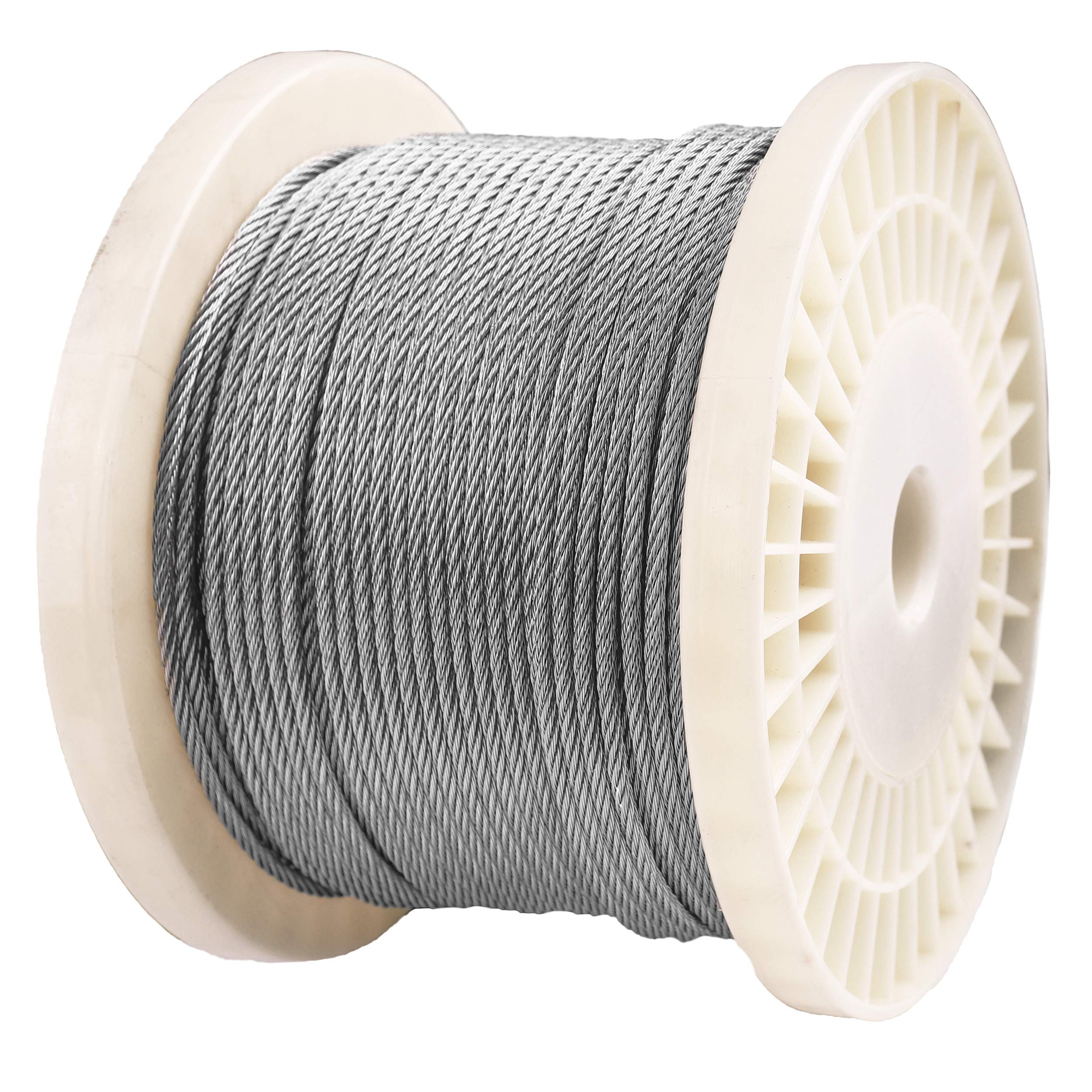 Snapklik.com : 300 Feet 1/8" 316 Stainless Steel Wire Rope Aircraft ...