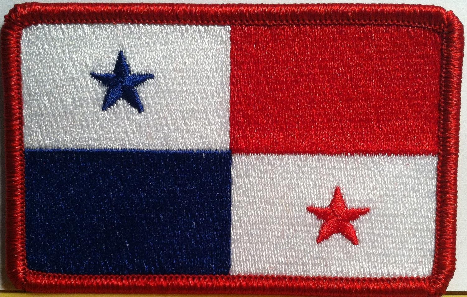 Amazon.com: Panama Flag Embroidery Iron-on Patch Central America Emblem ...