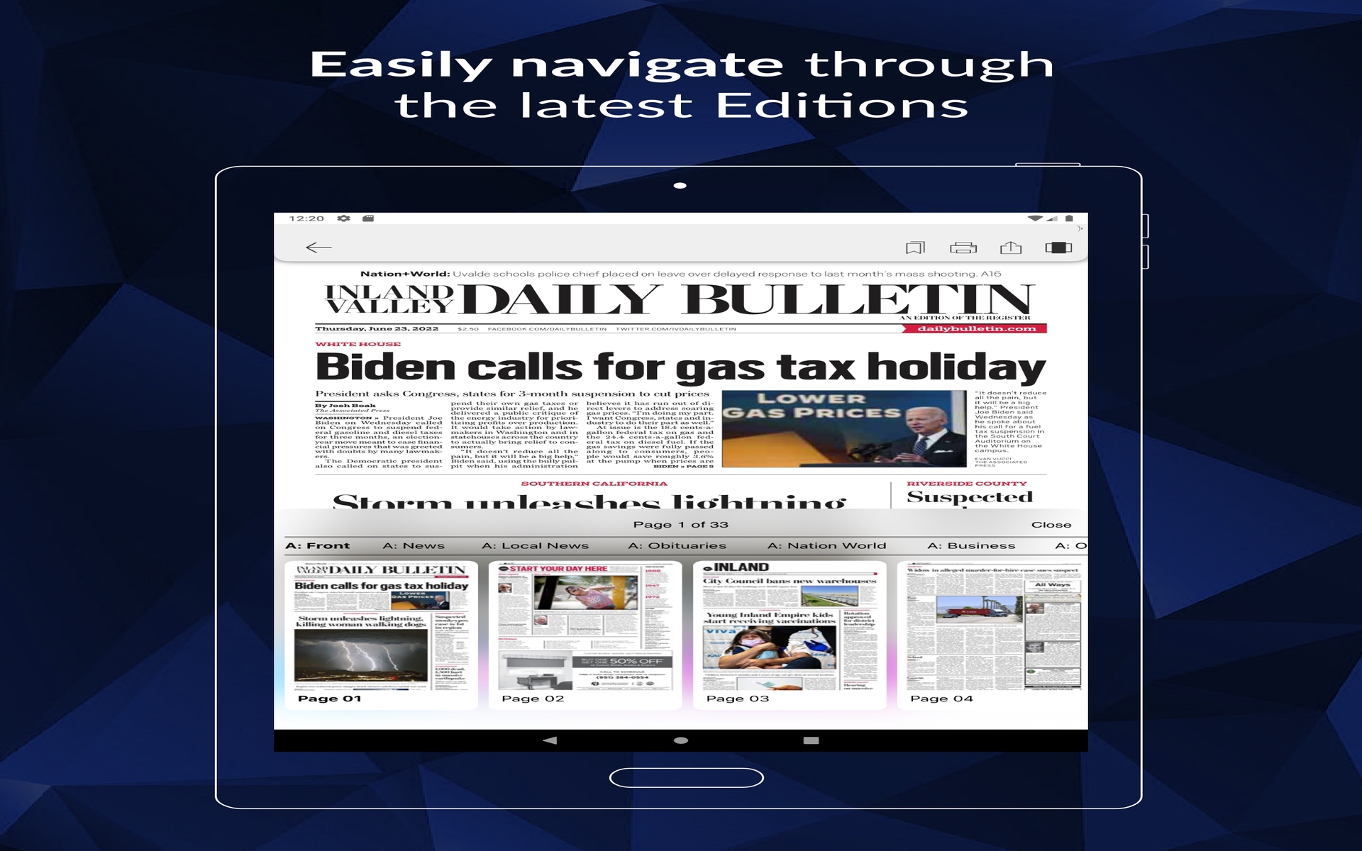 Inland Valley Daily Bulletin e-edition - App on Amazon Appstore