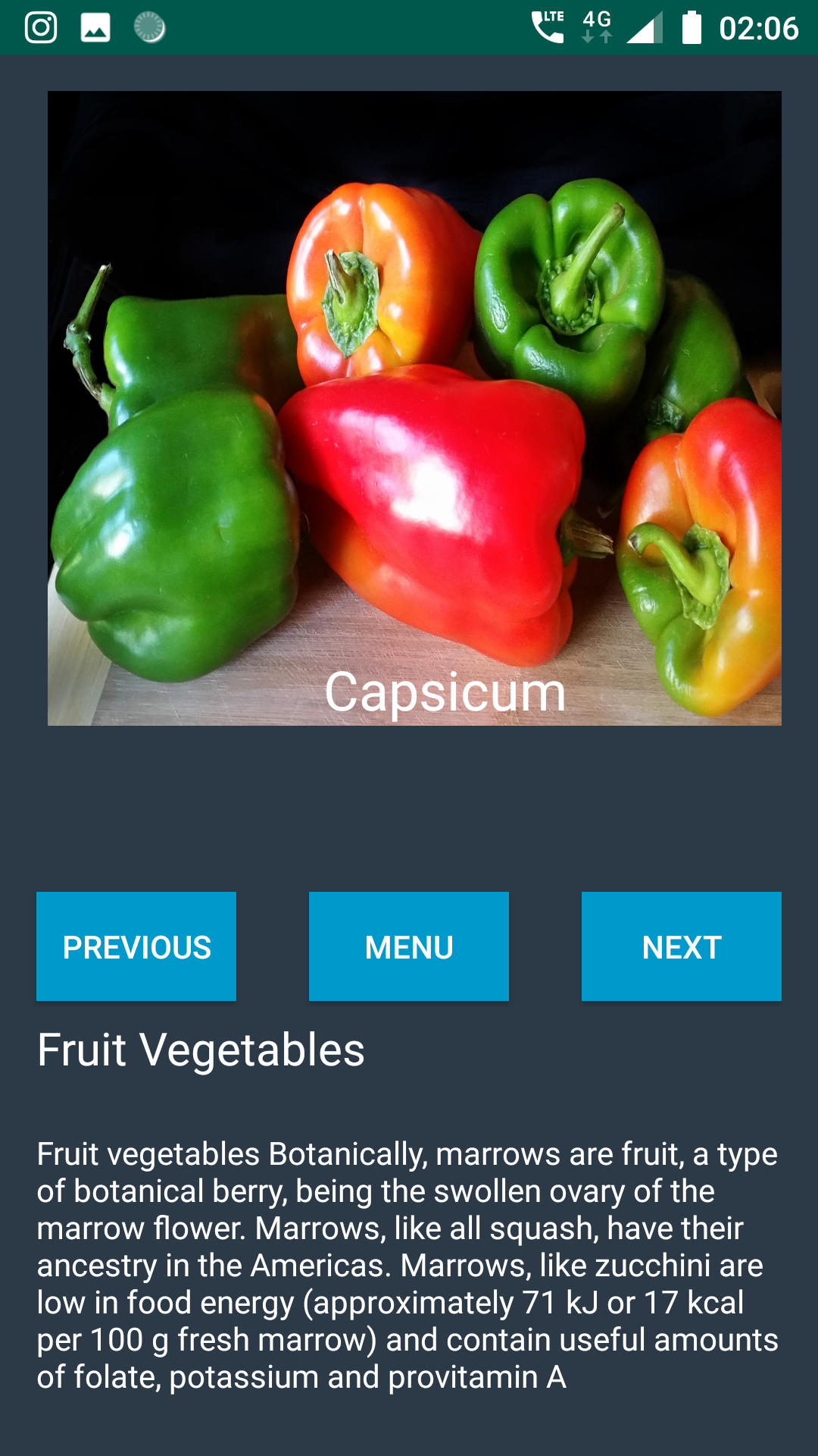 Types of Vegetables - App on Amazon Appstore
