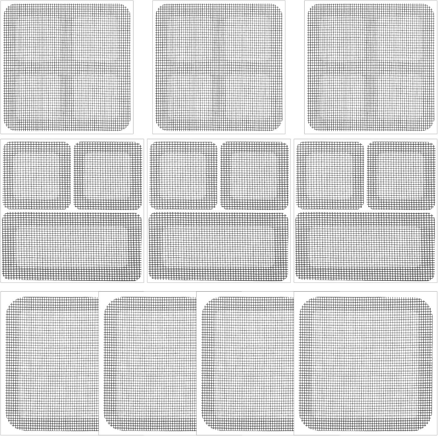 Amazon.com: Amabro 10 Sheets Window Screen Repair Patches, 3-Layer ...