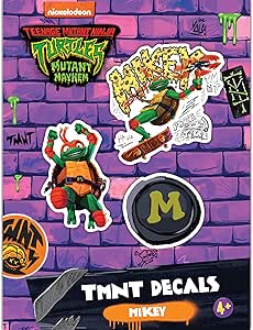 Amazon.com - TMNT Teenage Mutant Ninja Turtles Mikey Vinyl Decals - Set ...