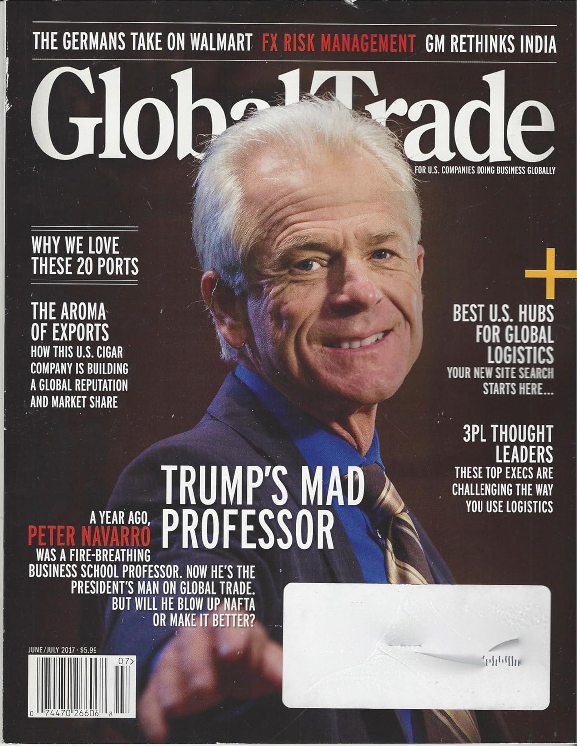 Global Trade June / July 2017: Trump's Mad Professor, Peter Navarro ...