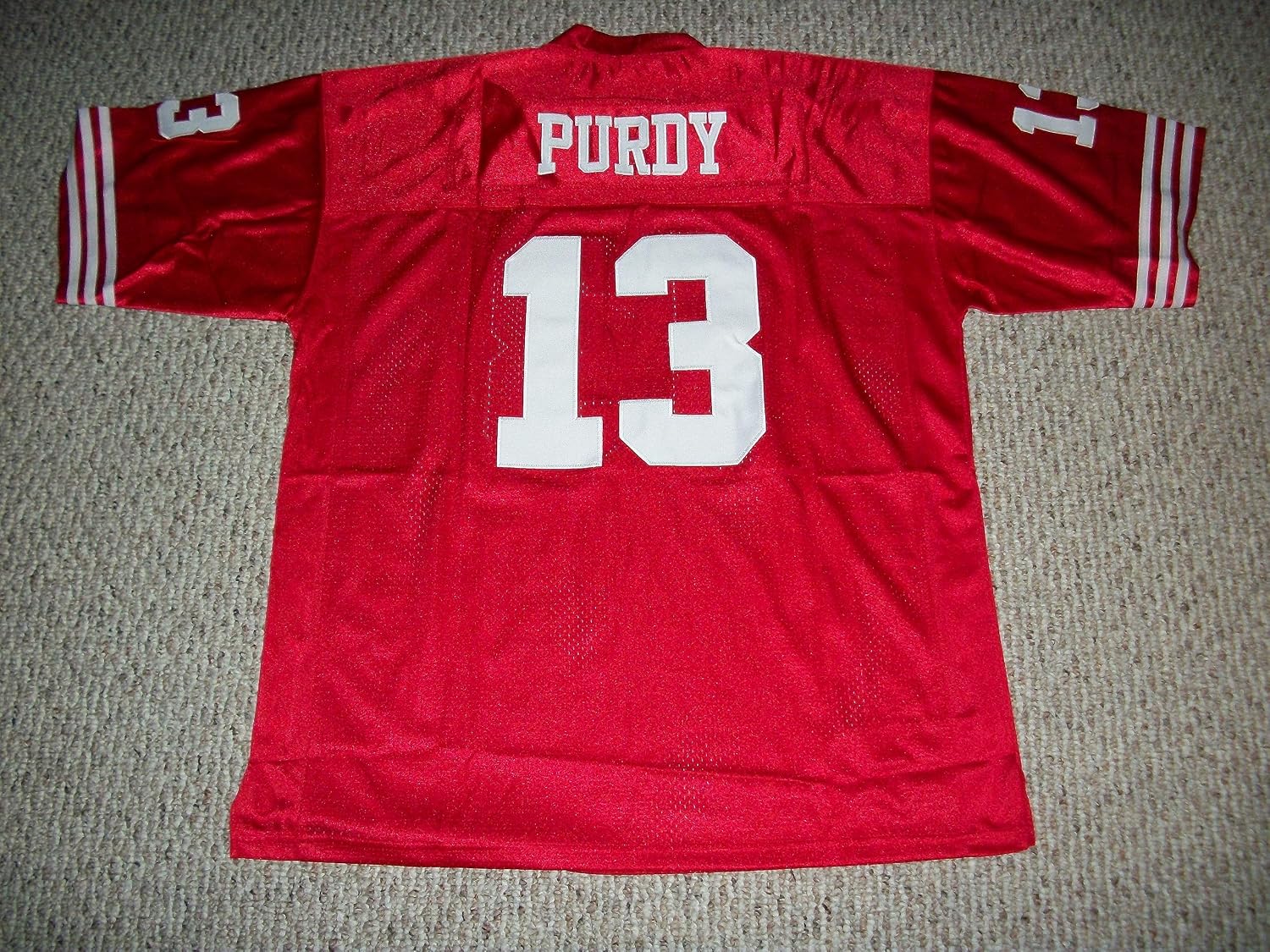 Amazon.com: Brock Purdy Jersey #13 San Francisco Custom Stitched Red ...