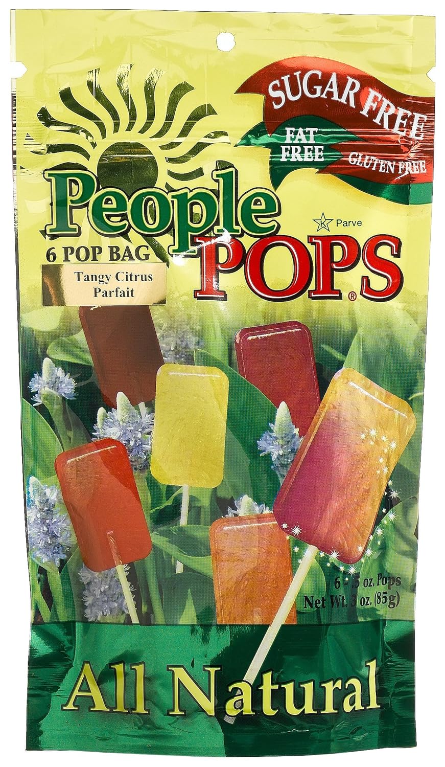 Amazon.com : People Pops Tangy Citrus Parfait Pops, 6-Pop Bags (Pack of ...