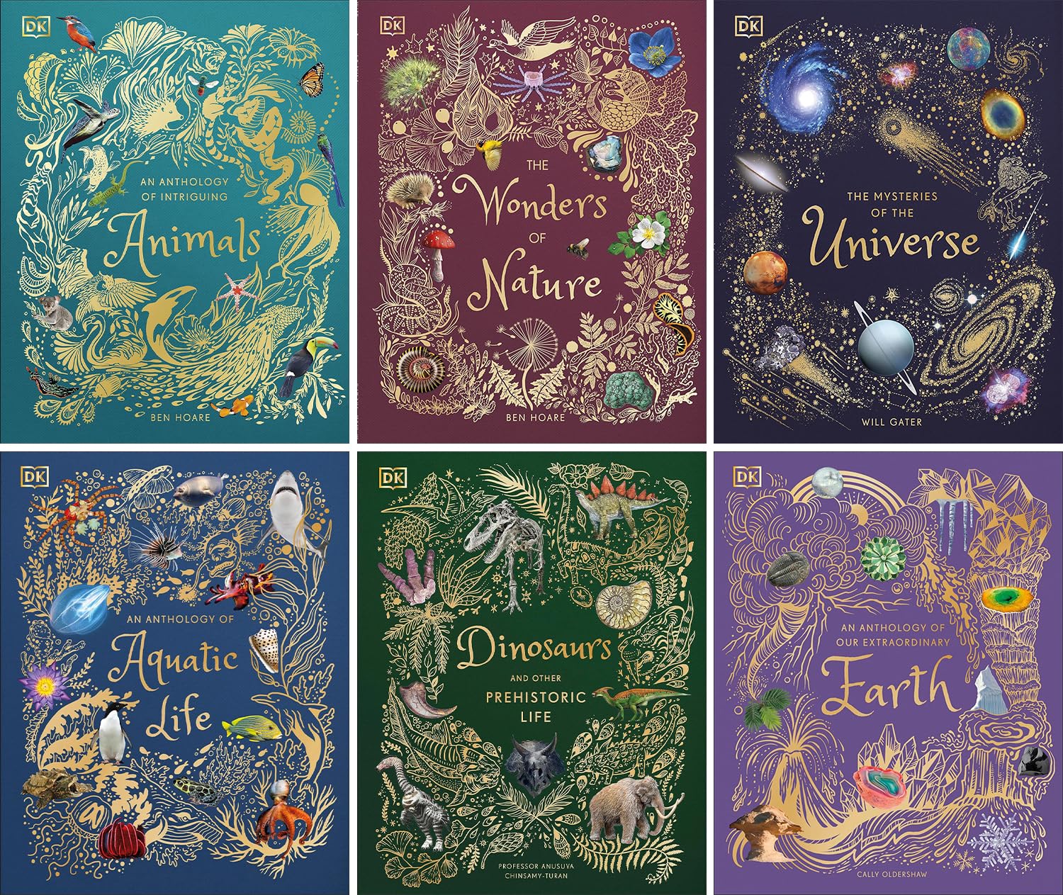 DK Children's Anthologies Set of 6 Books. Wonders of Nature, Mysteries of the Universe ...