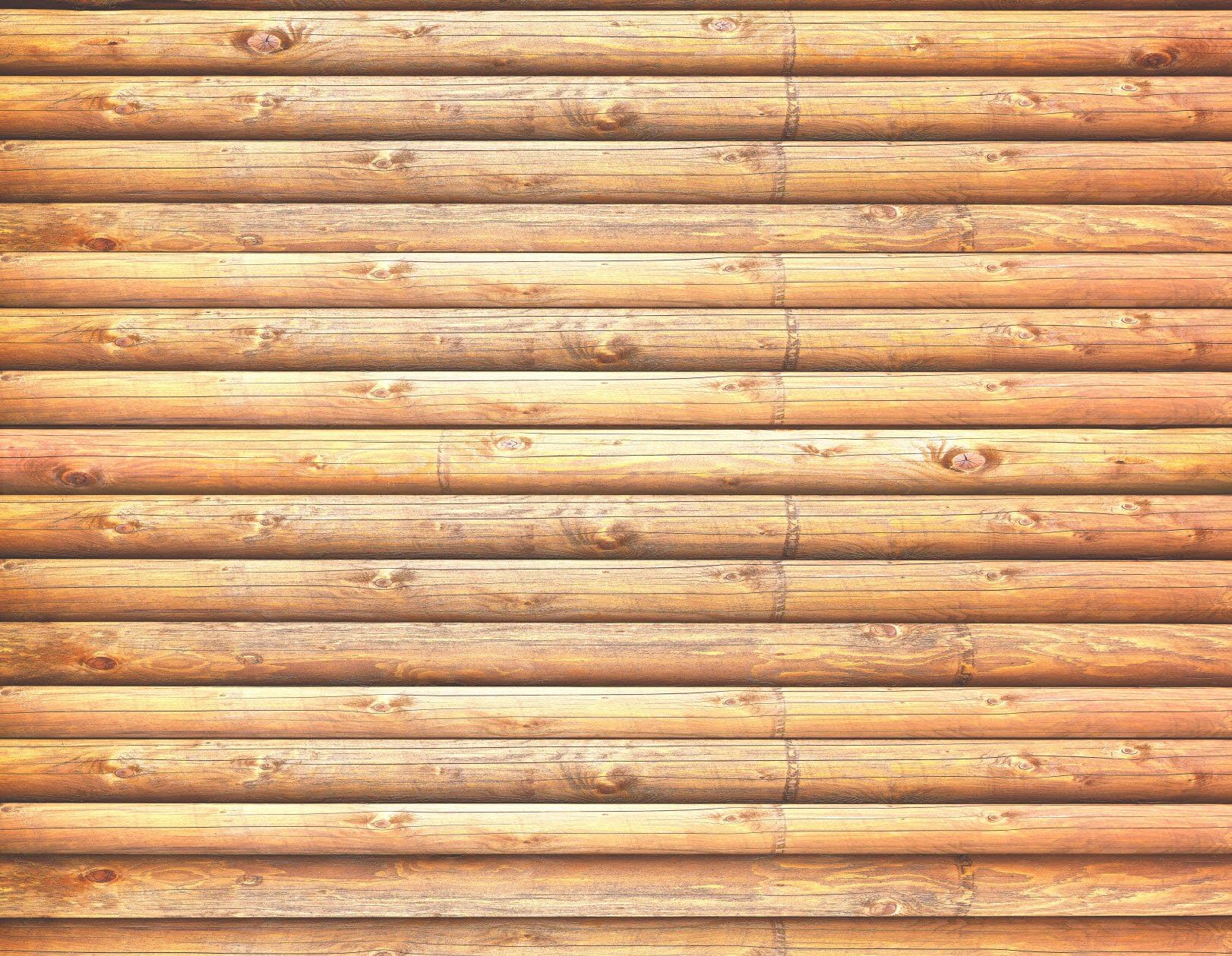 Log Cabin Wallpaper Real Log Look Wall Paper Double ROLL DD688 - Amazon.com