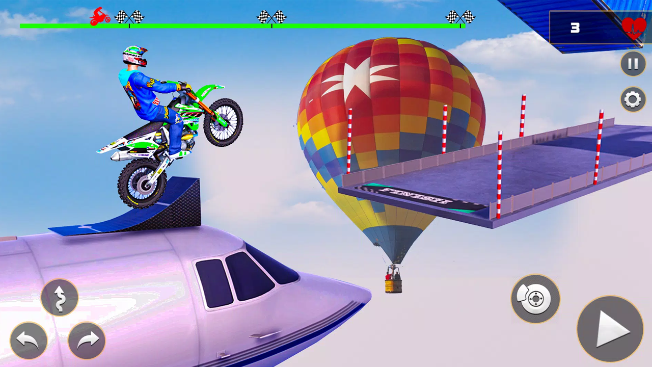 Modern Stunt Bike Extreme Bike Stunt Master Bike Stunt 3D: Motorbike ...