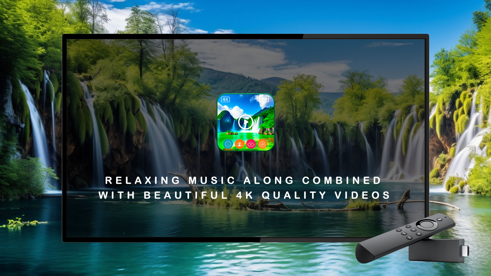 Protetor de tela Serene Waterfall Screensaver - Música harmoniosa ...