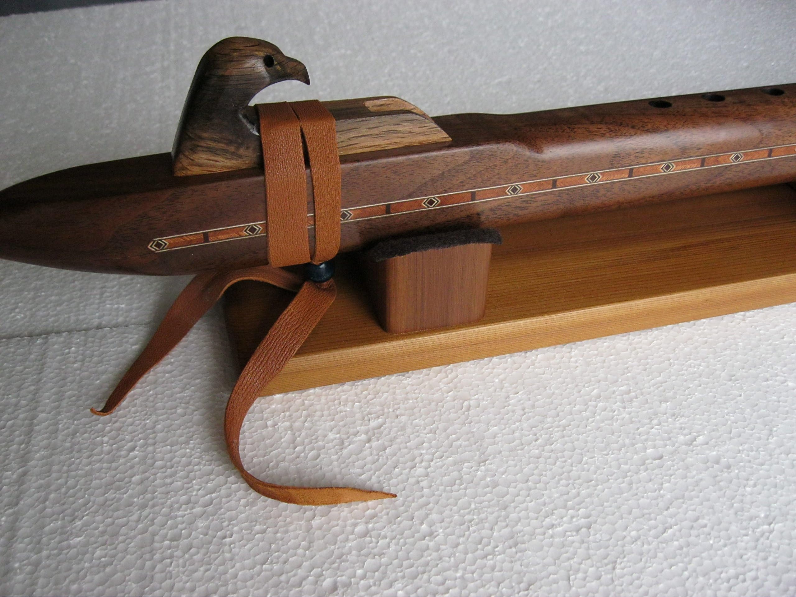 Amazon.com: Native American Flute - Solid Walnut Wood - Key of Low D ...