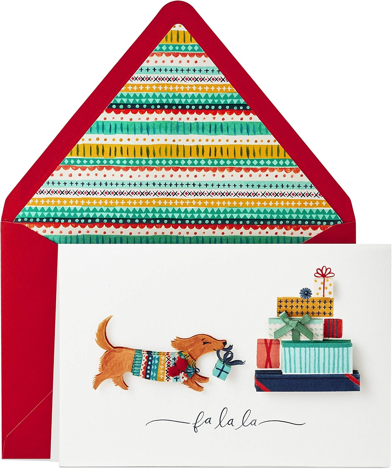 Amazon Hallmark Signature Christmas Card Dog With Presents amazon-hallmark-signature-christmas-card-dog-with-presents