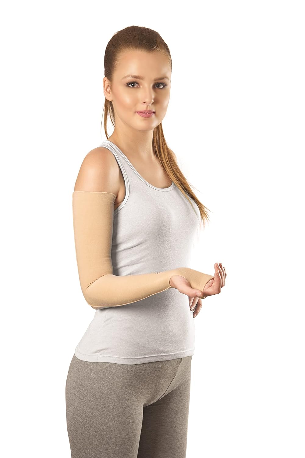 Buy Tynor Compression Garment Arm Sleeve + Mitten (with thumb) | for ...