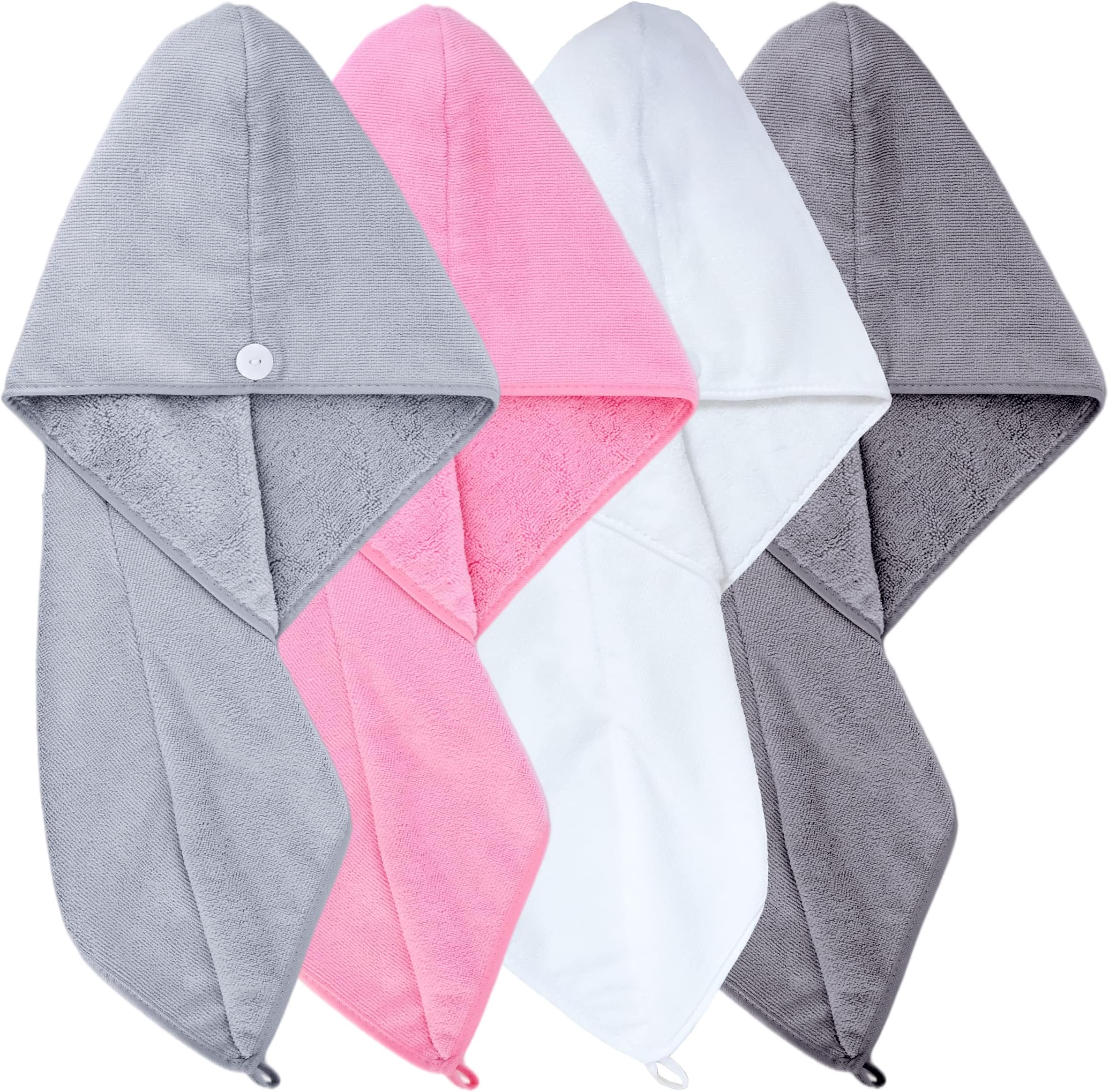 Amazon.com: Aivoch Hair Drying Towels, 5pcs Microfiber Hair Towel for ...