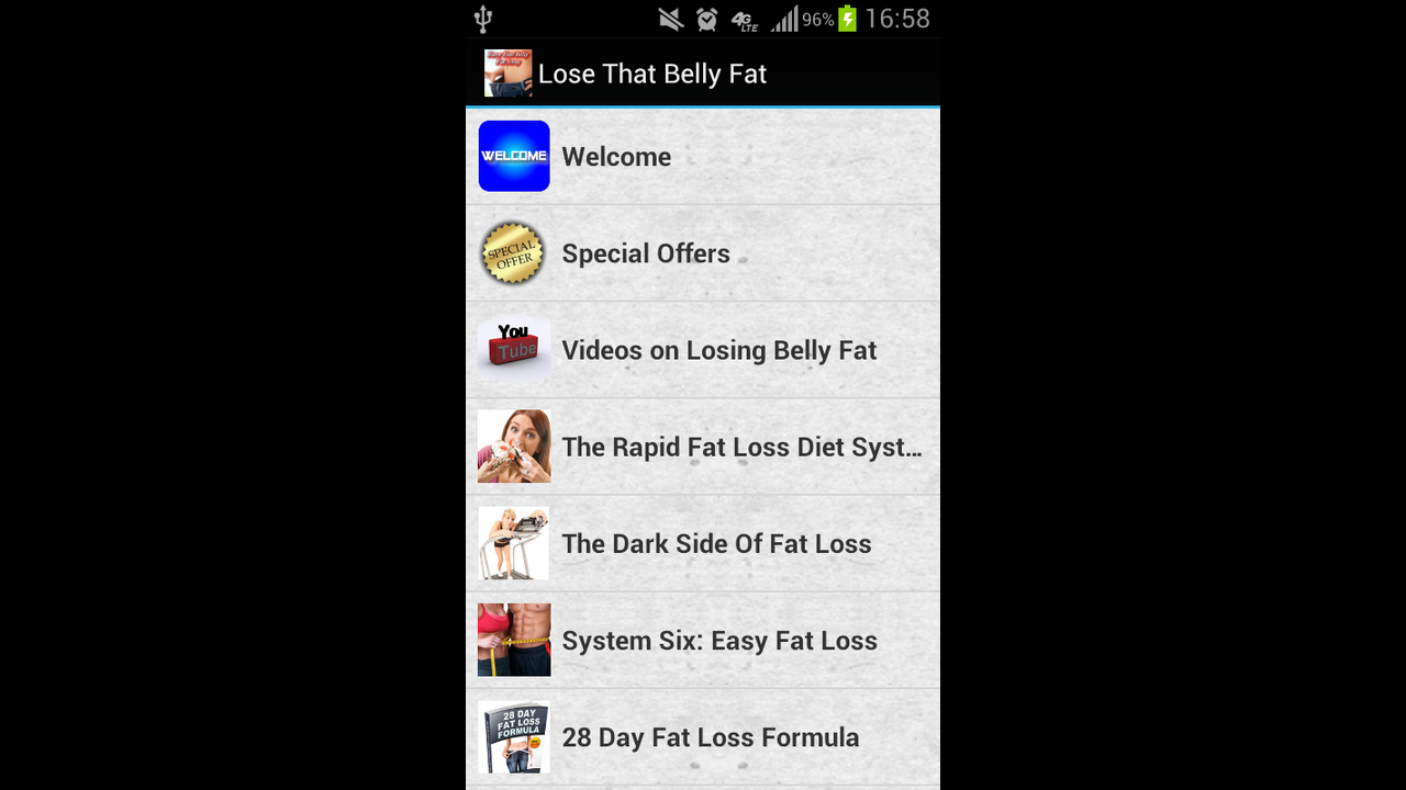 Lose the Belly Fat - App on Amazon Appstore