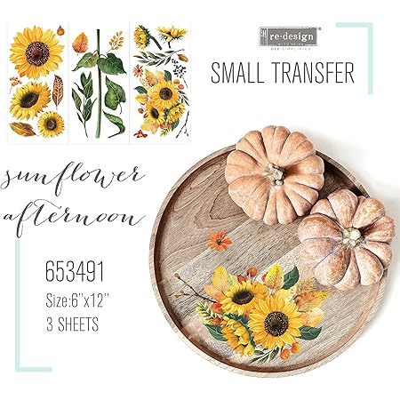 Amazon.com: 10 Sheets Botanical Flower Rub on Transfers for Craft ...