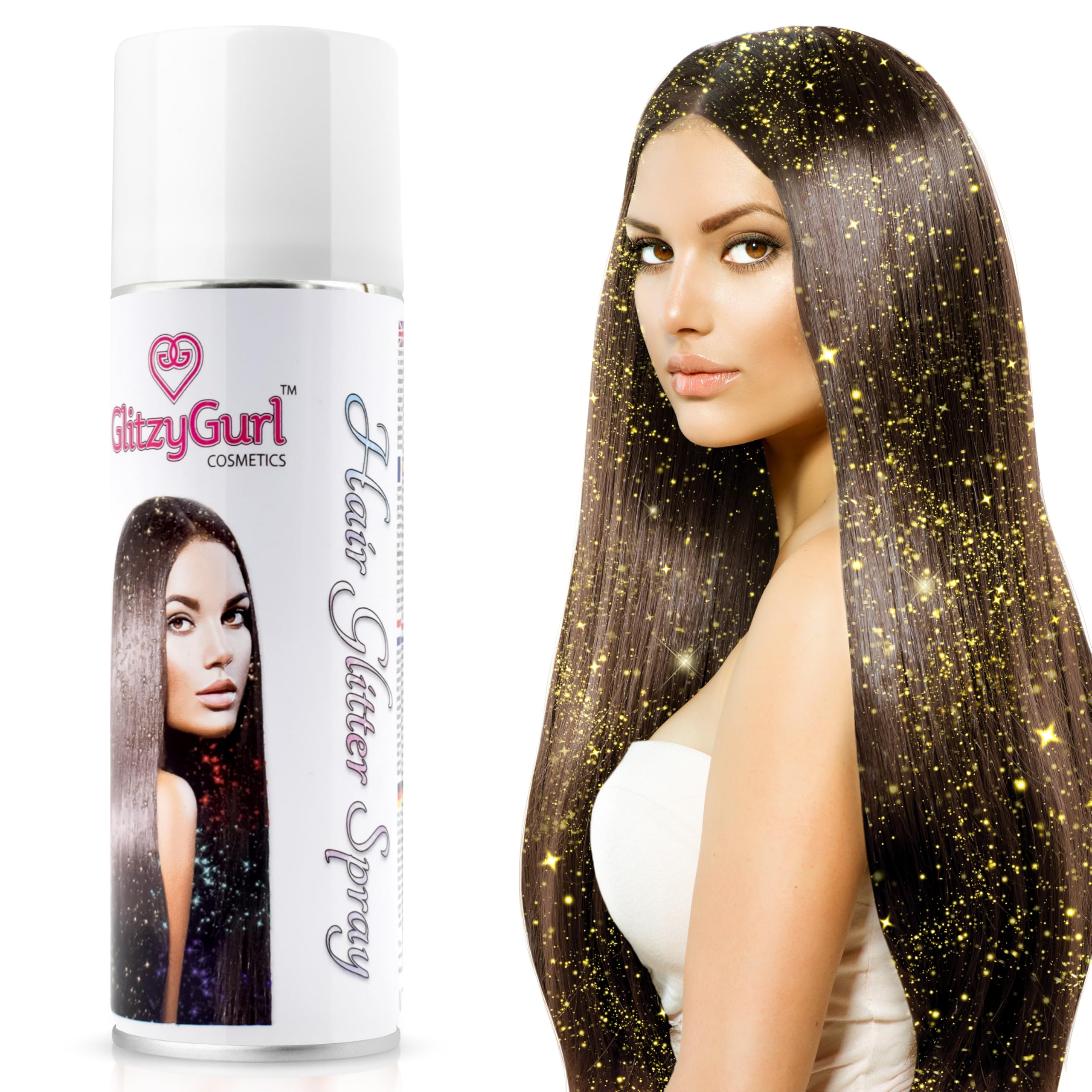 Hair Glitter Spray 125ml Made in UK (Golden Gurl) : Amazon.co.uk: Beauty