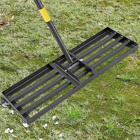 Amazon.com : SurmountWay Lawn Leveling Rake, 7FT Lawn Leveling Rake ...