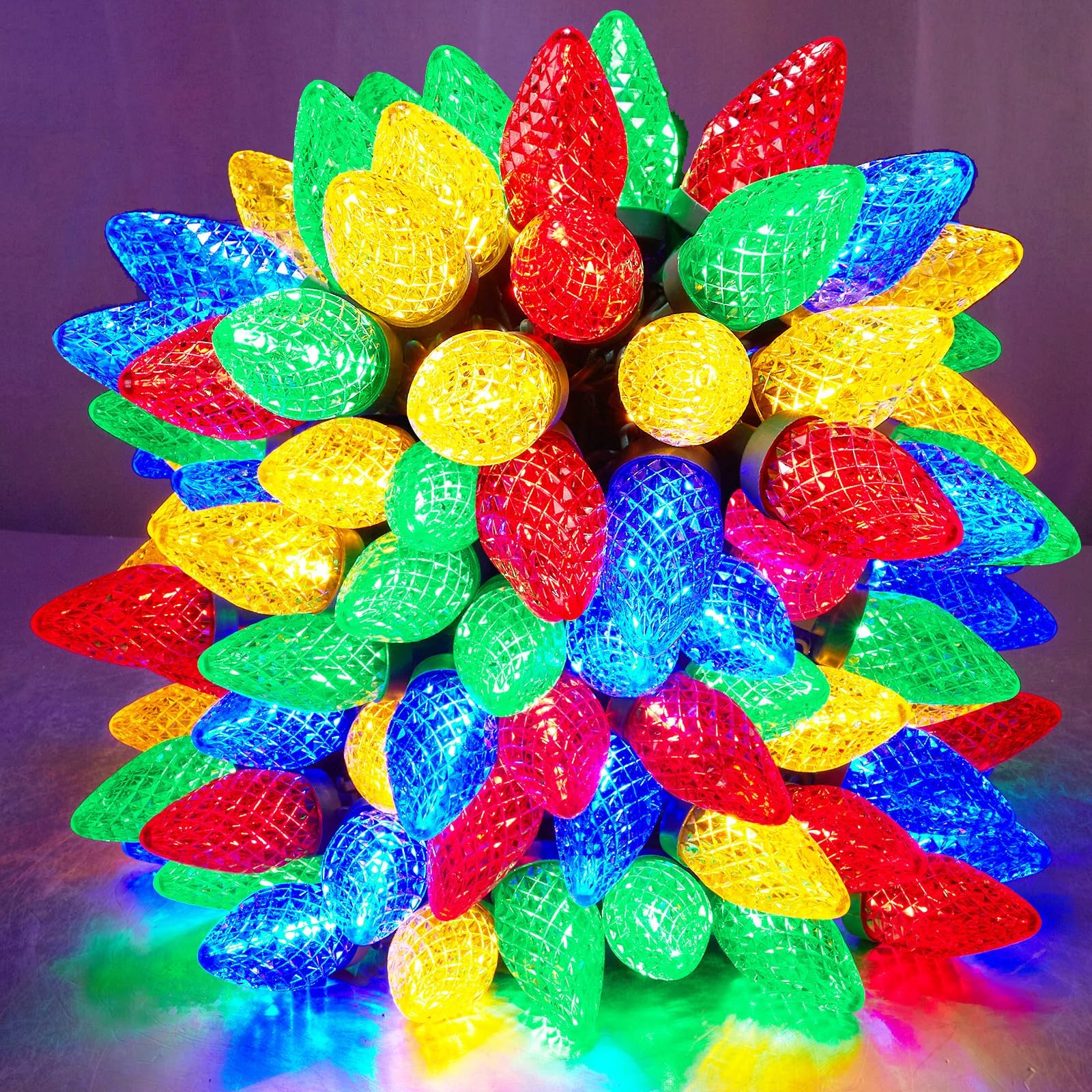 Amazon.com : GE Color Effects 50-Count 32.67-ft Multi-Function Color ...