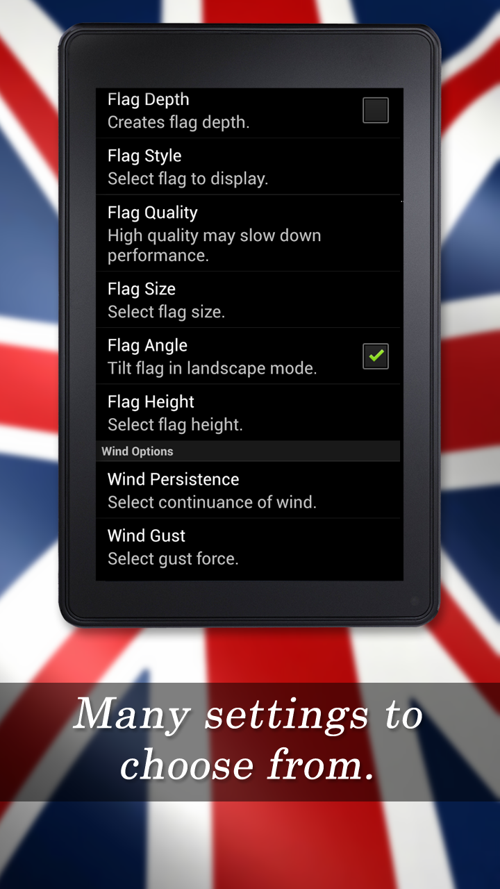 UK 3D Flag Display - App on Amazon Appstore