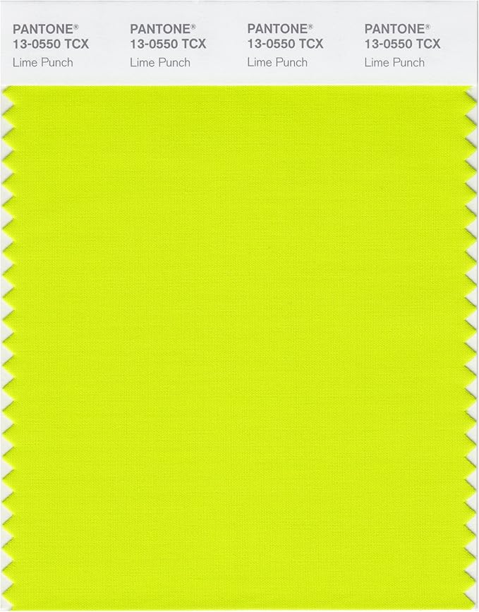 PANTONE Smart 13-0550X Color Swatch Card, Lime Punch - House Paint ...