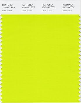 PANTONE Smart 13-0550X Color Swatch Card, Lime Punch - House Paint ...