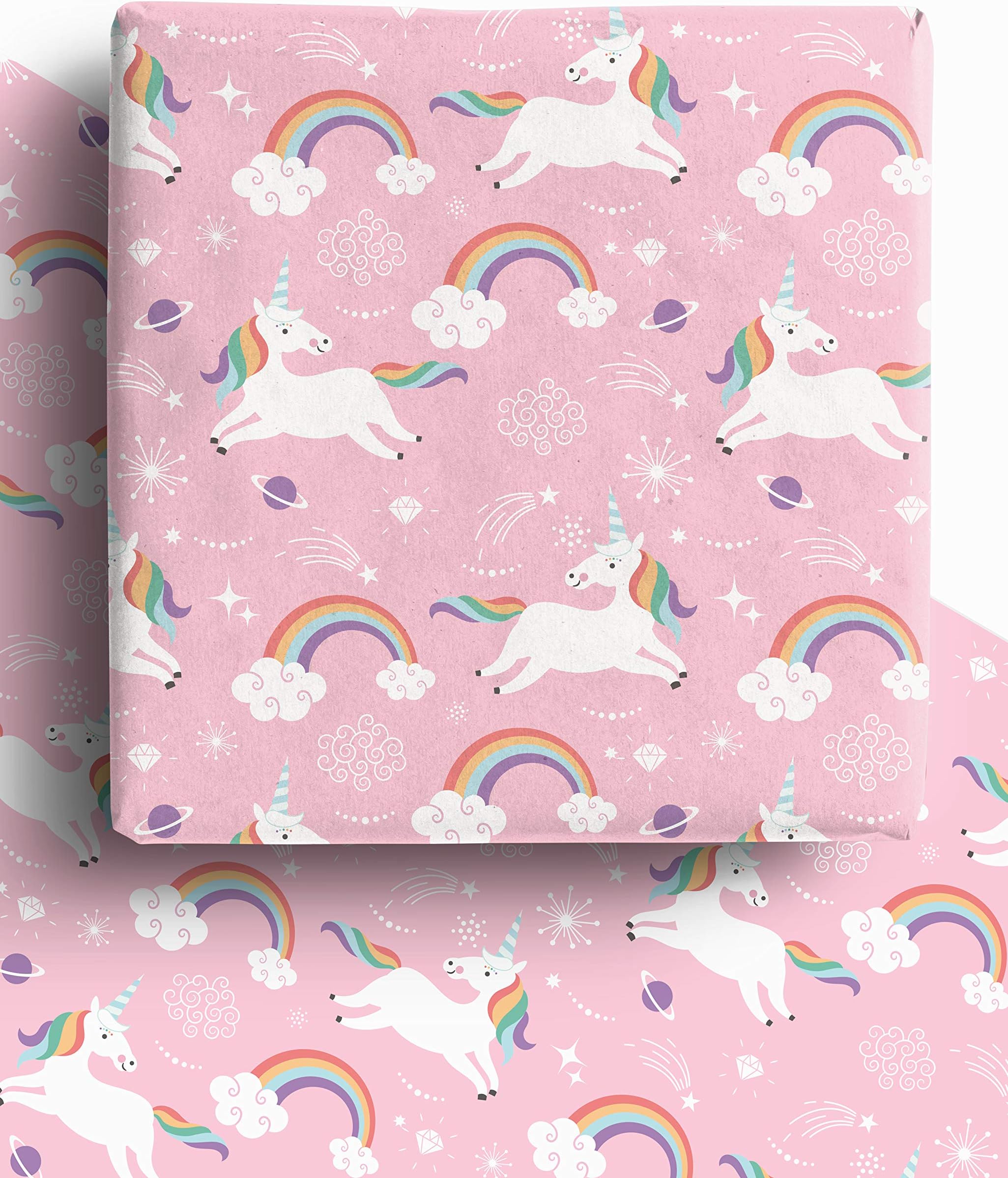 UK Greetings Disney Frozen Wrapping Paper for Birthday, Girls - 2 ...