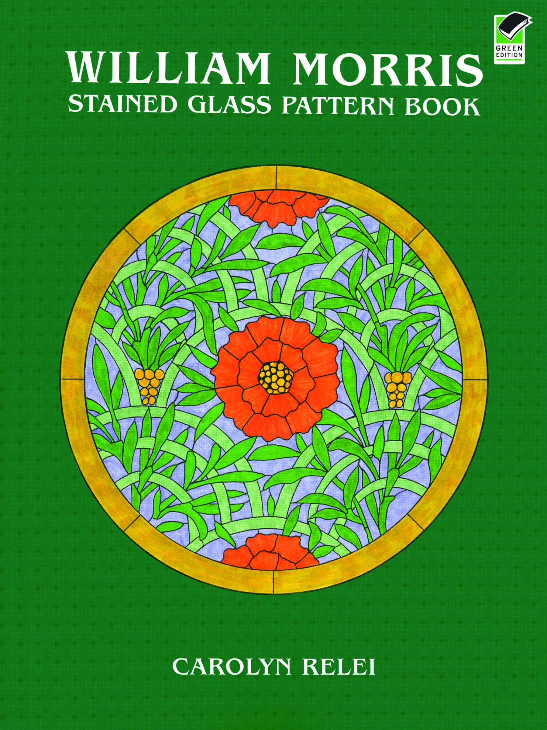 Amazon.com: William Morris Stained Glass Pattern Book (Dover Crafts ...