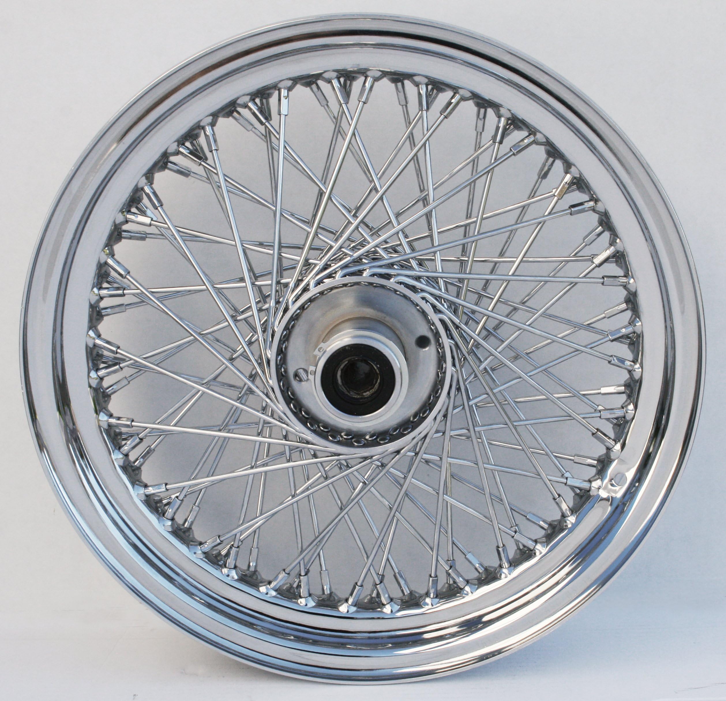 Amazon.com: Chrome Rear 40 Spoke Wheel 16"x3" (fits Harley FLT 00-01 ...