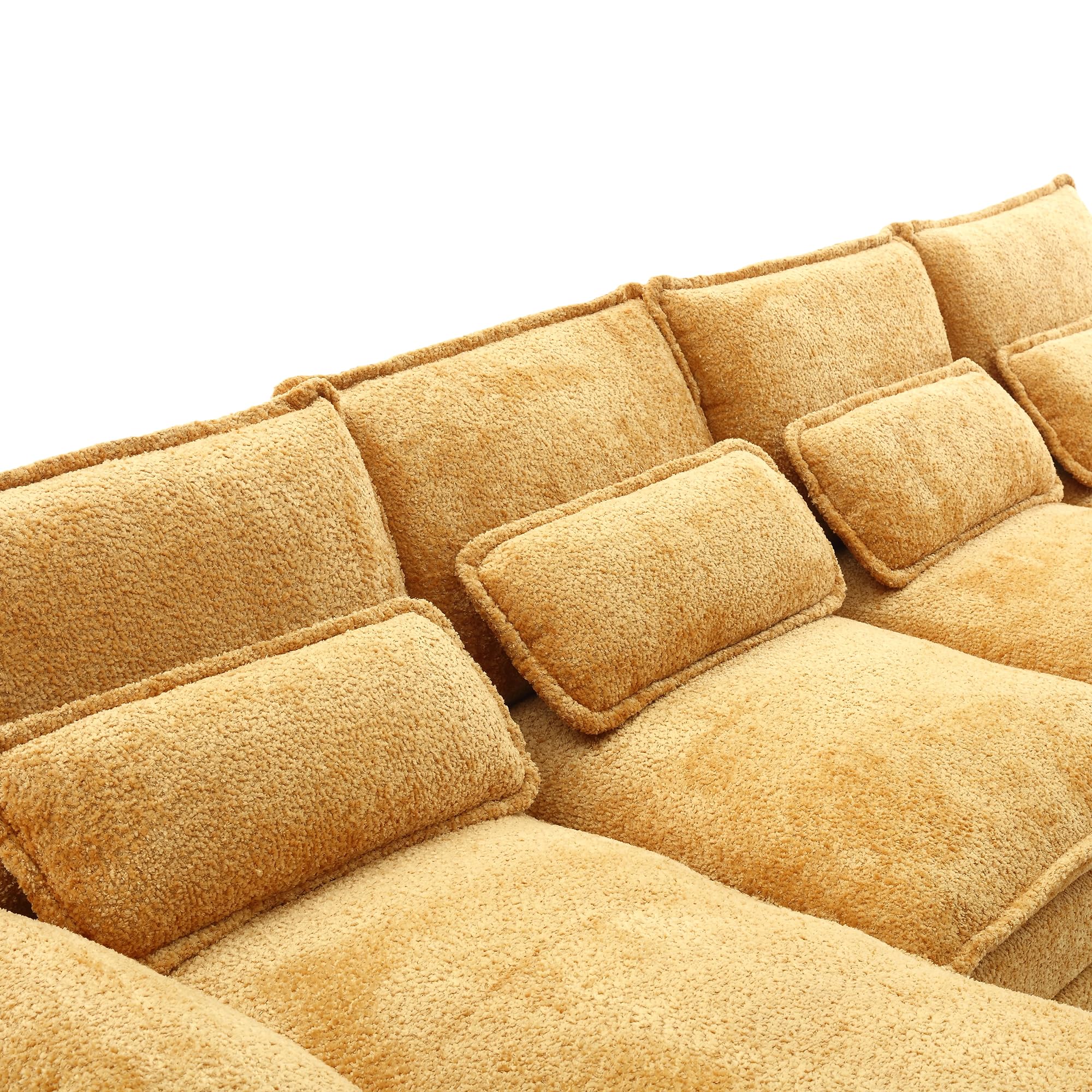 Tmsan Modular Sectional Sofa, 110.63" Chenille Sectional Couches for ...