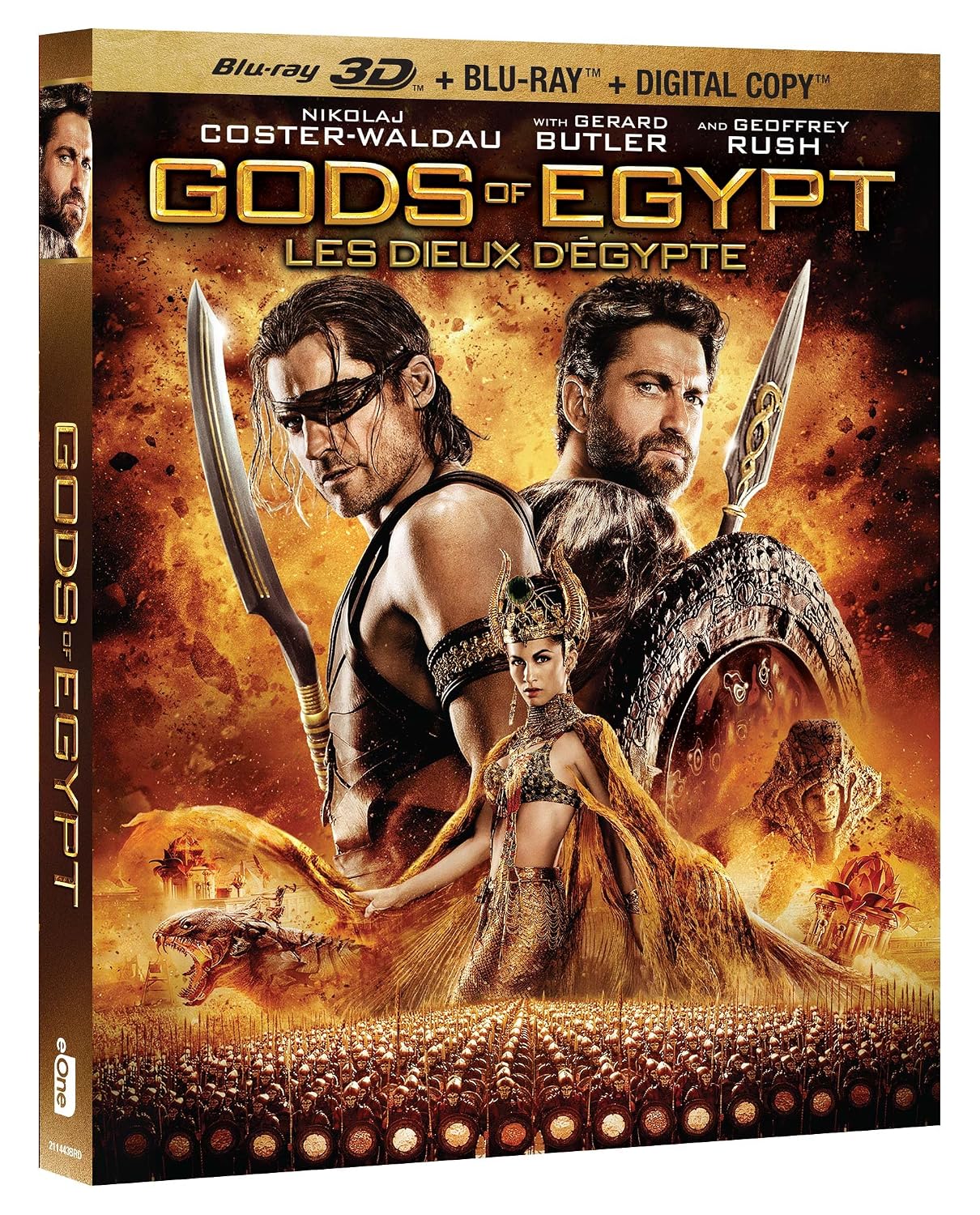 Amazon.com: Gods Of Egypt (Blu-ray 3D + Blu-ray) : Brenton Thwaites ...