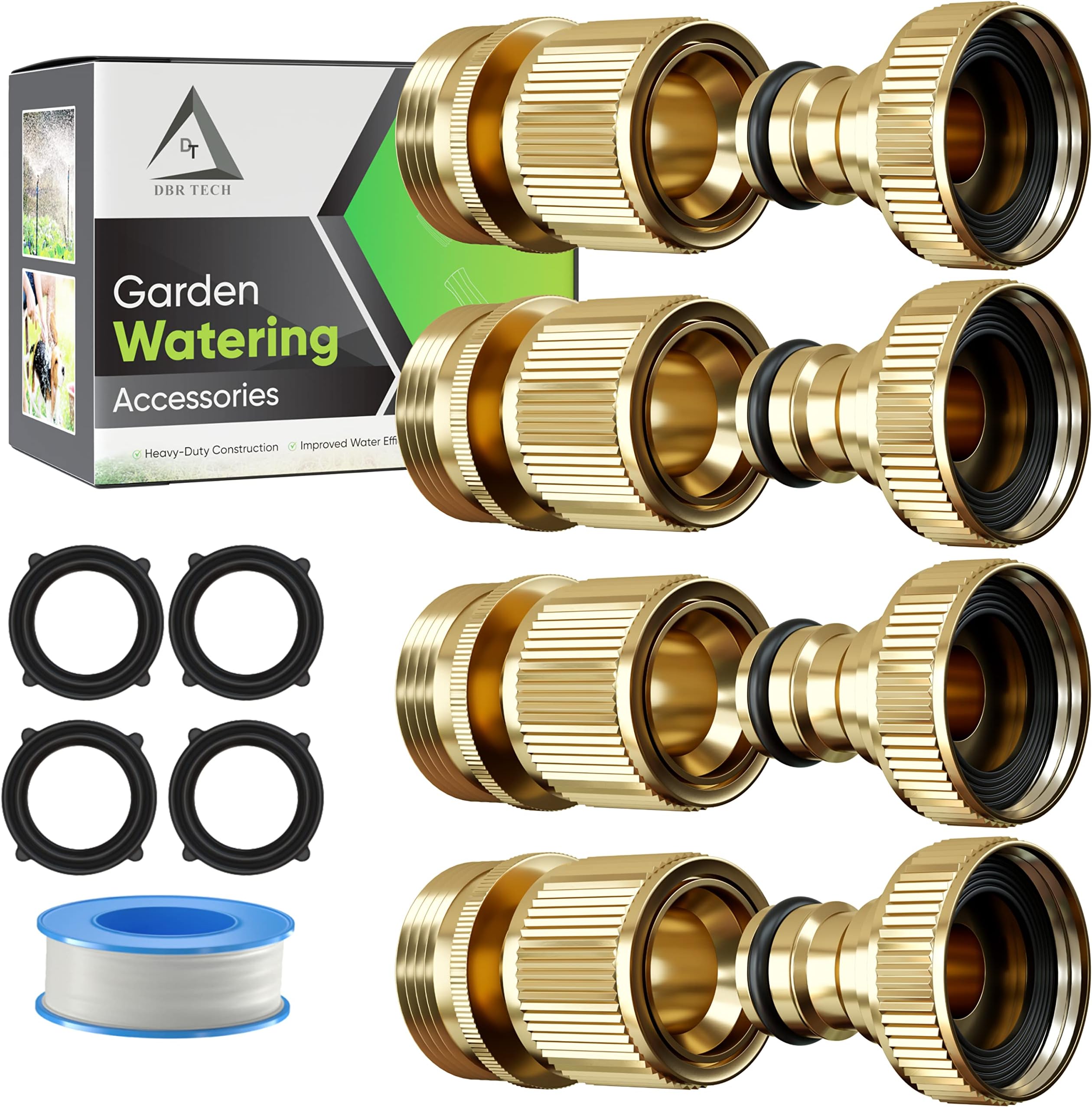 Amazon.com: HQMPC Garden Hose Quick Connector Water Hose Quick Connect ...
