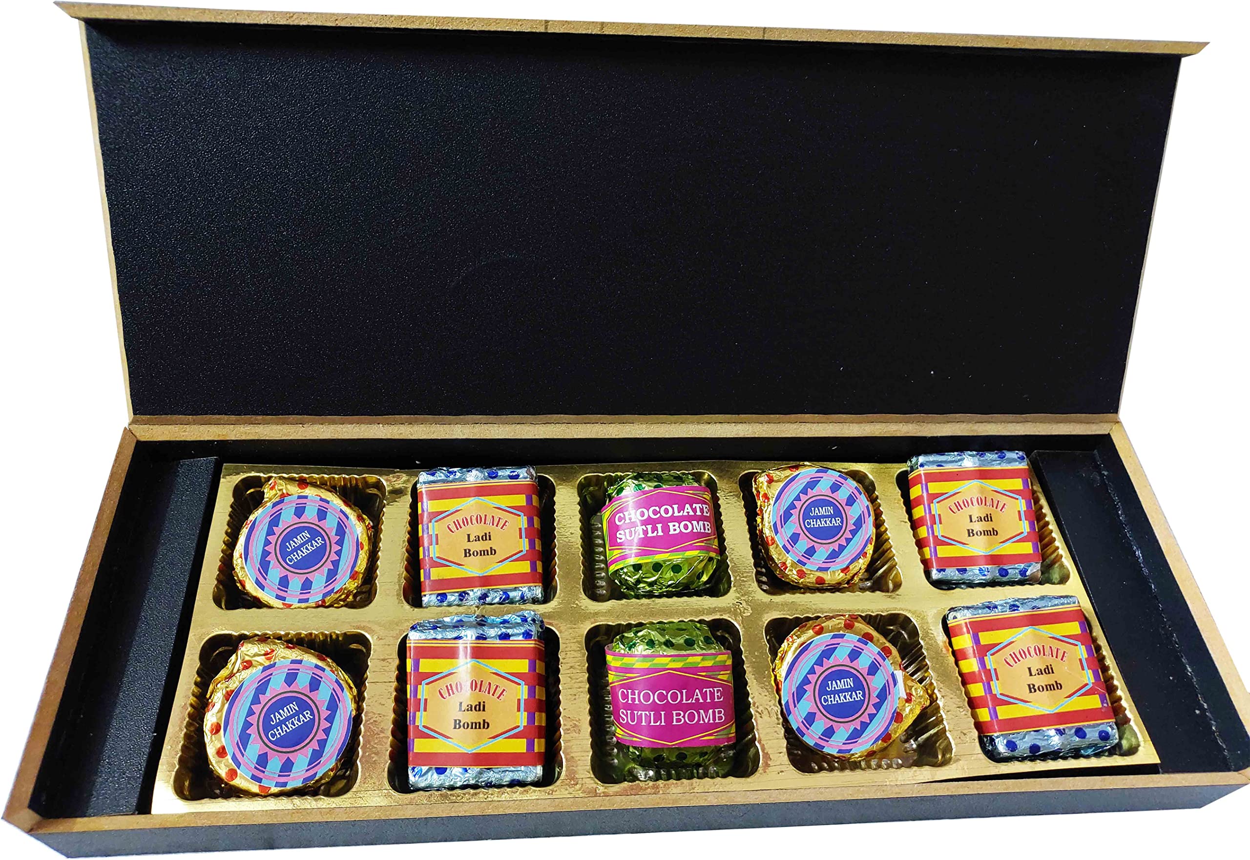 Buy Diwali Chocolate Crackers Gift Box-Chocolate Bomb set of Premium ...