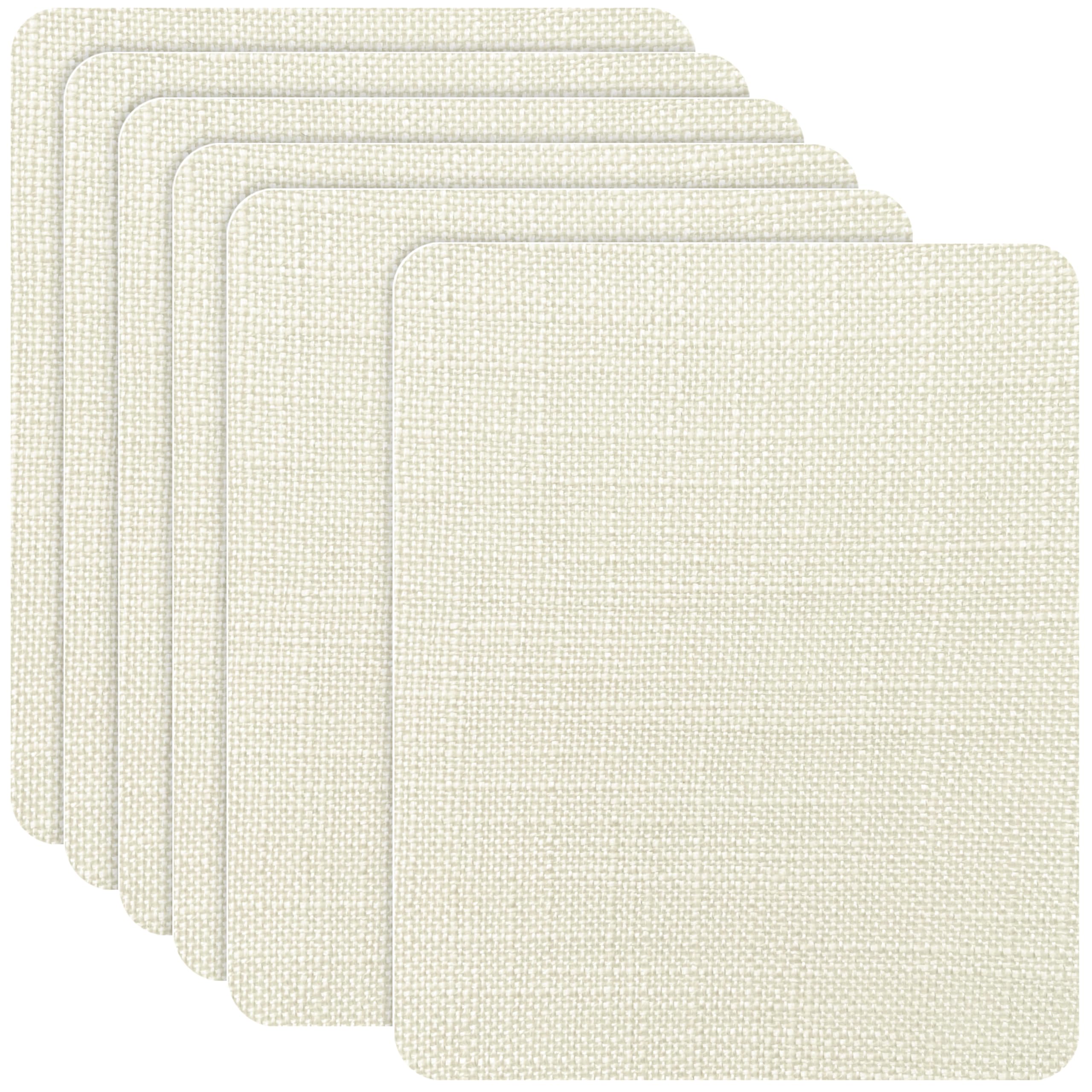 Amazon.com: Azobur Coarse Linen Repair Patches, 6 Piece Self-Adhesive ...