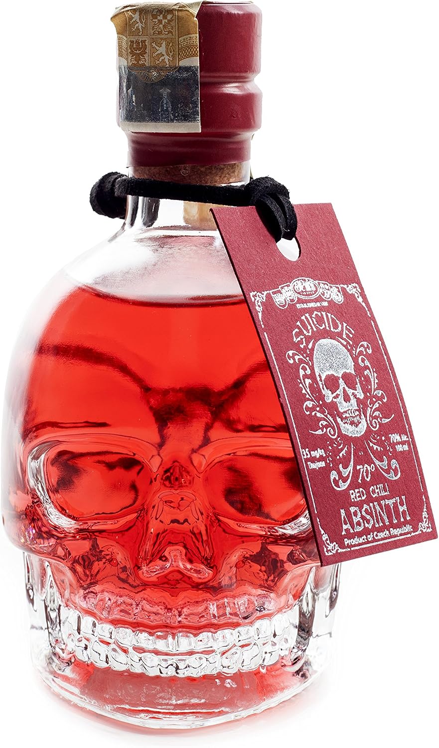 Hill's Suicide Absinthe | 70% abv, 35mg/kg thujone (Chilli Red, 0.1 l ...
