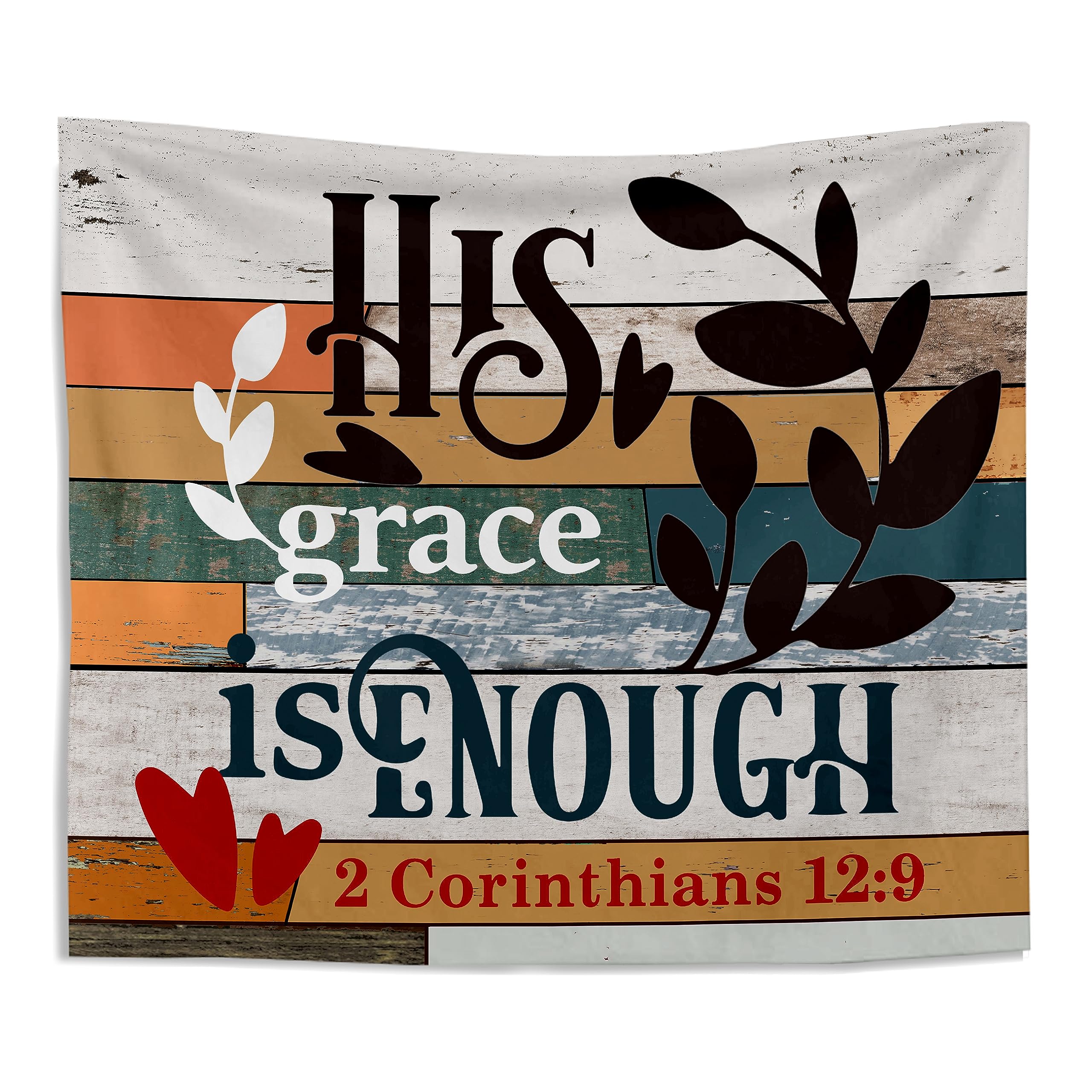Amazon.com: Knibeo Christian Tapestry Bible Scripture 2 Corinthians 12: ...