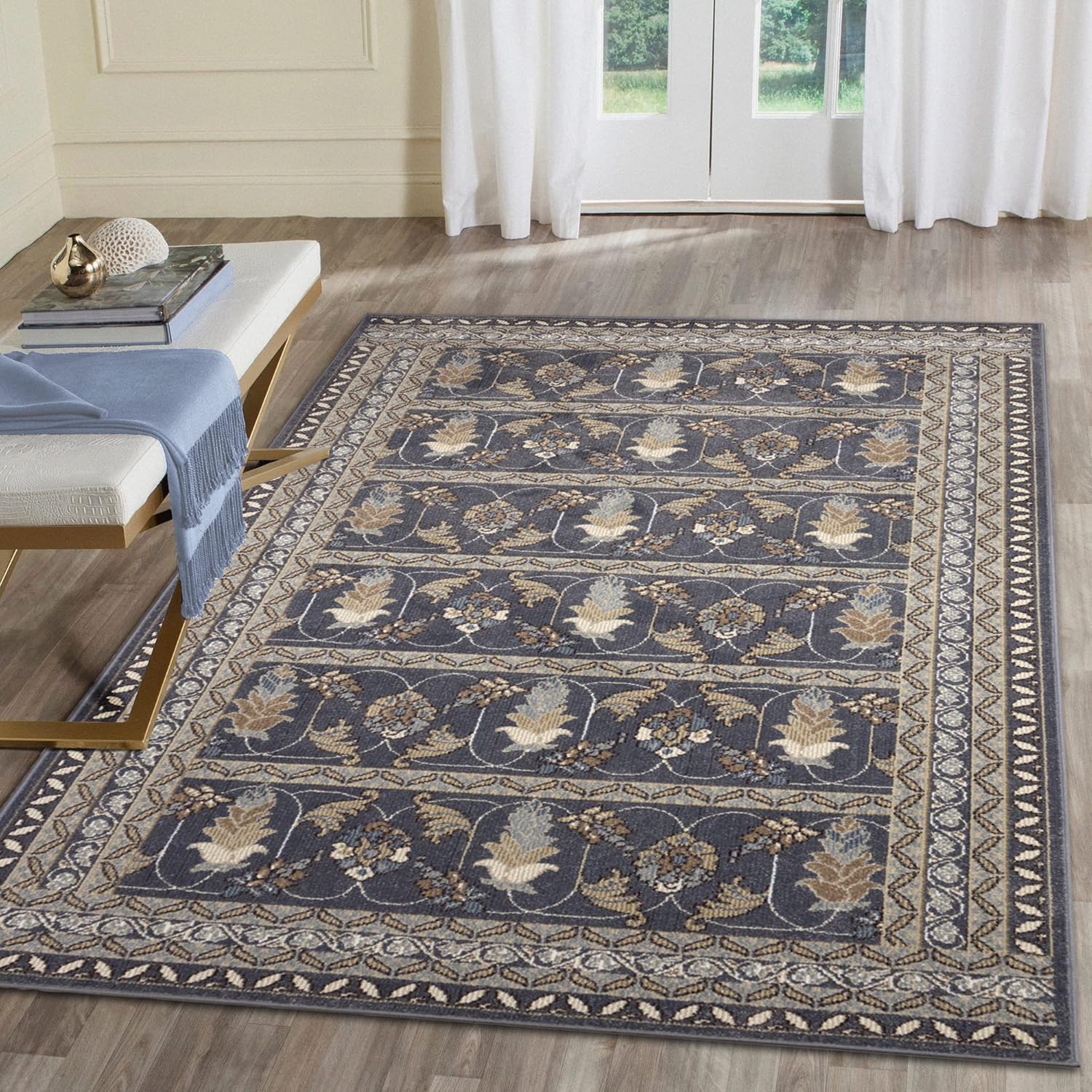 Amazon.com: Liora Manne Ariana Indoor Power Loomed Polypropylene Non ...