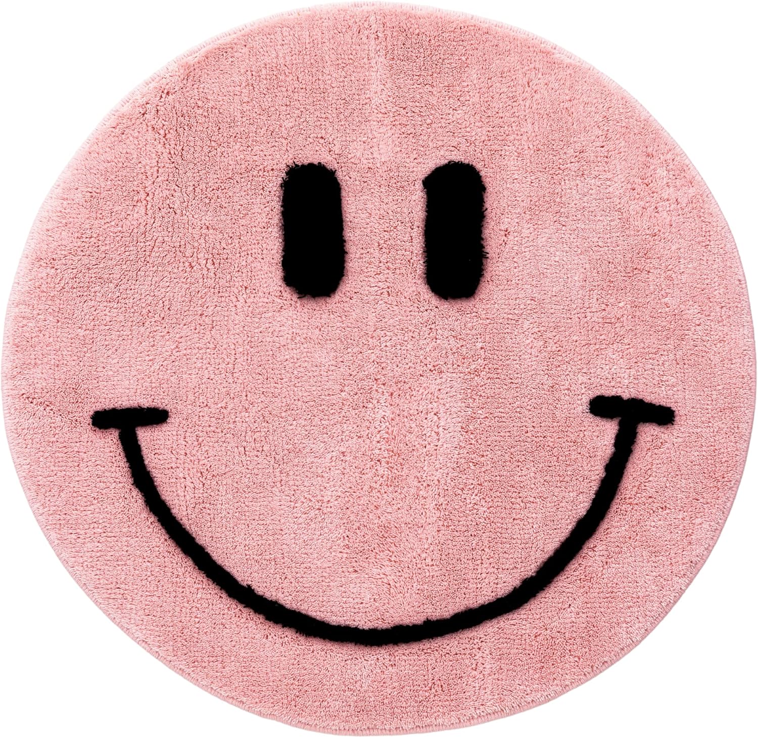 Amazon.com: Beyond Deco Smiley Face Rug,35'' W x 35'' L Tufted Handmade ...