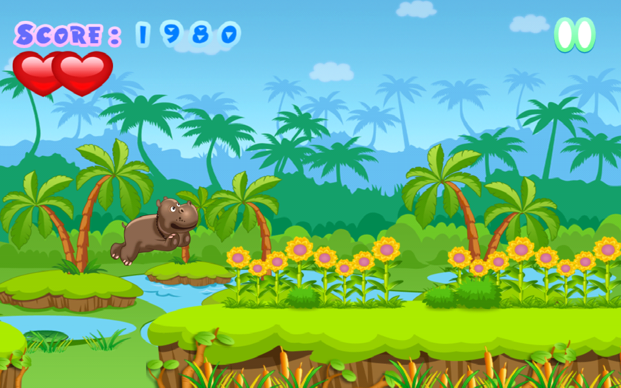 Tiny Hippo Run FREE - Addictive Animal Running Game - App on the Amazon ...