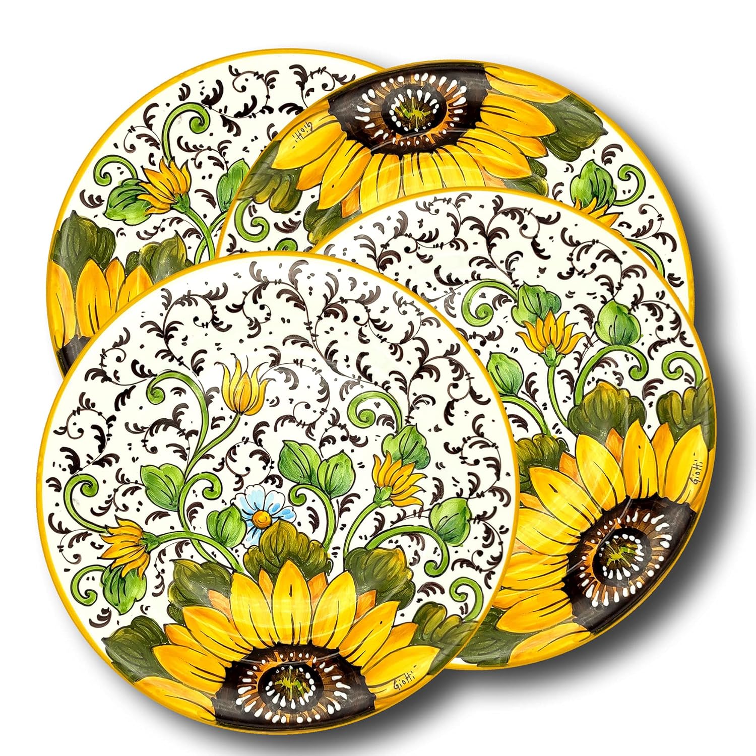 Amazon.com: Italian Ceramic dinnerware set - Hand Painted kitchen ...